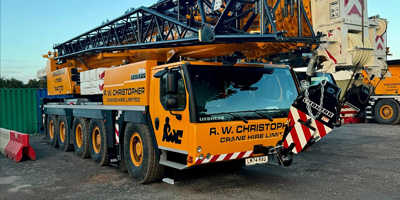 Another Liebherr LTM1150-5.3 joins our fleet - R.W. Christopher Crane Hire